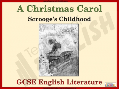 A Christmas Carol - Scrooge's Childhood teaching resources lessons