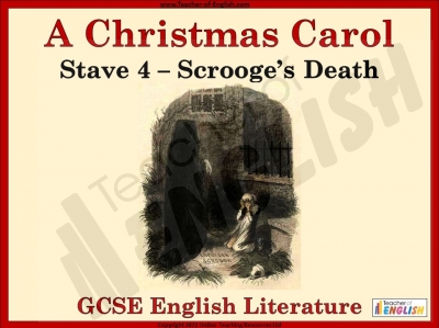 A Christmas Carol - Scrooge's Death teaching resources lesson