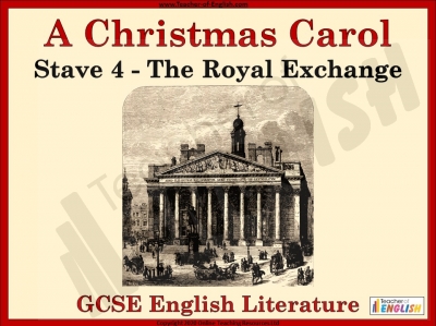 A Christmas Carol - The Royal Exchange teaching resources lesson