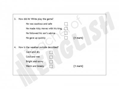 AQA GCSE English Language Paper 1 Mock Exam teaching resources lessons