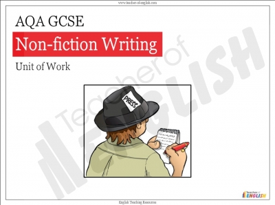 AQA GCSE Non-fiction Writing Unit of Work teaching resources unit of work