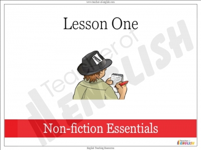 AQA GCSE Non-fiction Writing Unit of Work teaching resources unit of work