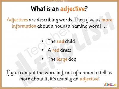 Adding Suffixes -er and -est to Adjectives - Year 1 teaching resources ...