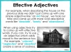 Adjectives - KS3 teaching resources lesson