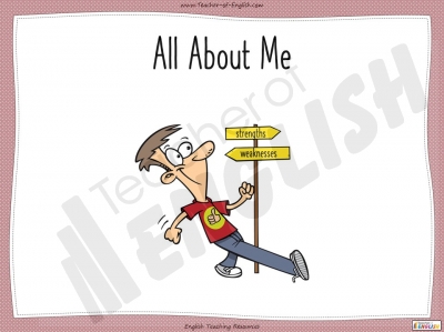 All About Me teaching resources activities