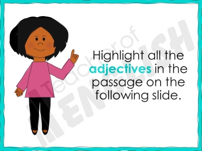Amazing Adjectives - KS3 teaching resources lesson