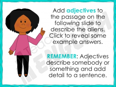 Amazing Adjectives - KS3 teaching resources lesson