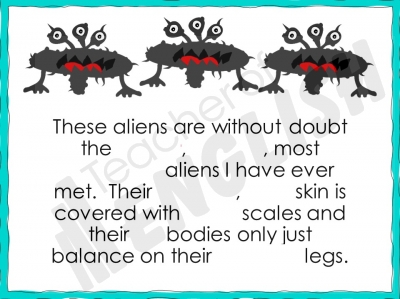 Amazing Adjectives - KS3 teaching resources lesson