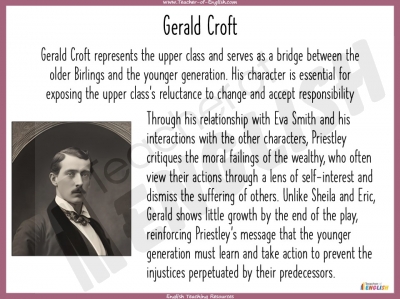 An Inspector Calls - Gerald Croft teaching resources lesson