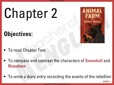 Animal Farm - Chapter 2 teaching resources lesson