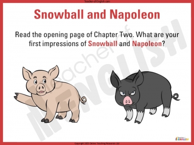 Animal Farm - Chapter 2 teaching resources lesson
