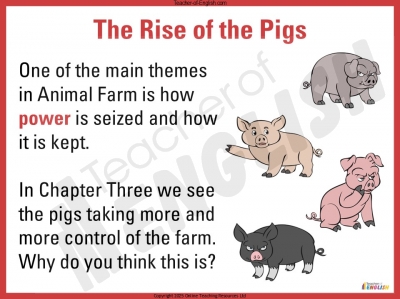 Animal Farm - Chapter 3 teaching resources lesson