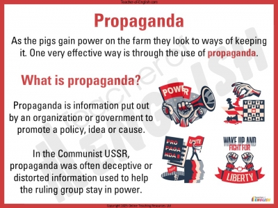 Animal Farm - Chapter 3 teaching resources lesson