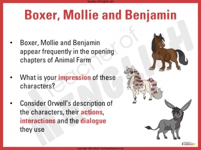 Animal Farm - Chapter 4 teaching resources lesson