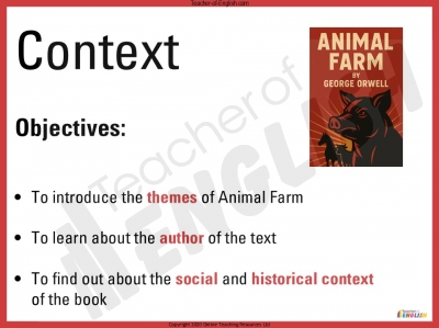 Animal Farm - Free Resource teaching resources lesson