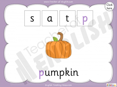 Beginning Sounds - s, a, t, p teaching resources lessons