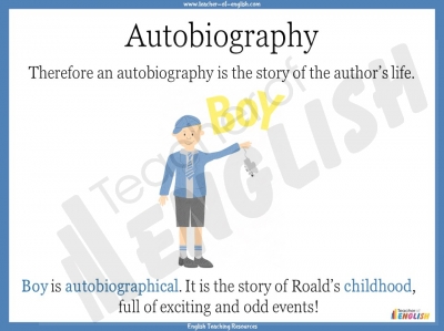 Boy by Roald Dahl Free Resource teaching resources lesson