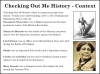 Checking Out Me History teaching resources lessons