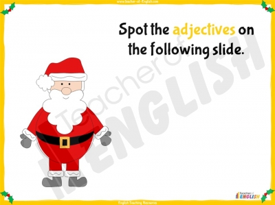 Christmas Adjectives - KS1 teaching resources lesson