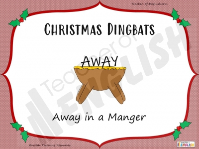 Christmas Dingbats teaching resources activities