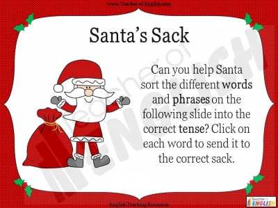 Christmas Grammar Games teaching resources activities