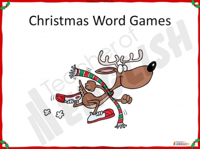 Christmas Word Games teaching resources activities