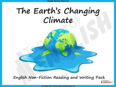 Climate Change - Non-Fiction Unit teaching resources unit of work