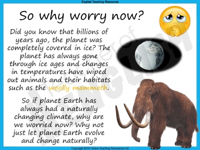 Climate Change - Non-Fiction Unit teaching resources unit of work