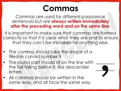 Commas - KS3 teaching resources lesson