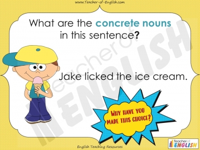 Concrete Nouns teaching resources lessons