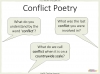 Conflict Poetry - Year 8 & 9 teaching resources unit of work