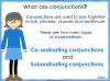 Conjunctions - KS2 teaching resources lessons