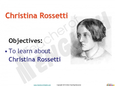 Cousin Kate by Christina Rossetti teaching resources lessons