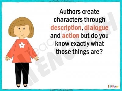 Creating Characters - Year 6 teaching resources KS2 lesson