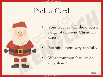 Creating a Christmas Card - KS2 teaching resources lessons