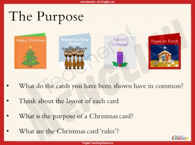 Creating a Christmas Card - KS2 teaching resources lessons