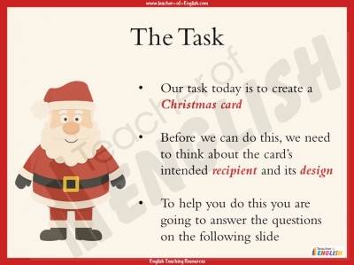 Creating a Christmas Card - KS2 teaching resources lessons