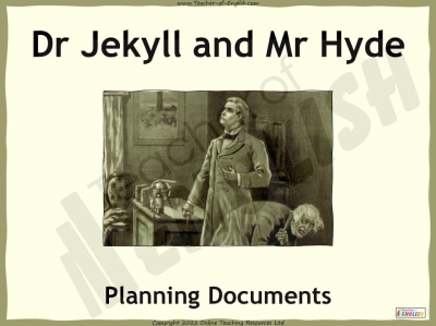 Dr Jekyll and Mr Hyde Unit of Work teaching resources unit of work