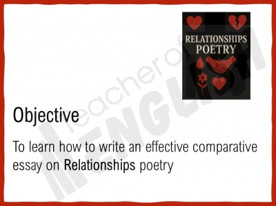 Edexcel Anthology Poetry - How to Answer the Relationships Question ...