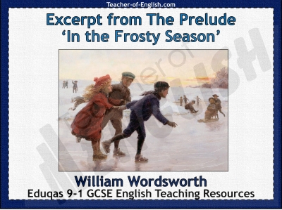 Excerpt from The Prelude - Wordsworth teaching resources lessons