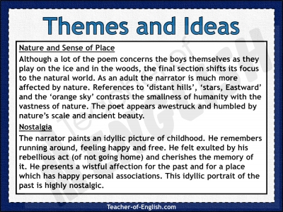 Excerpt from The Prelude - Wordsworth teaching resources lessons