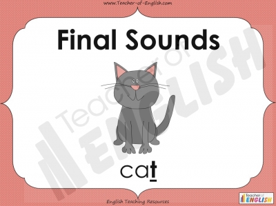 Final Sounds teaching resources lessons