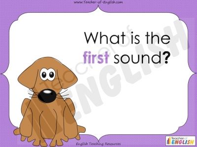First Sounds teaching resources activities