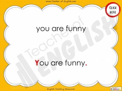 Full Stops and Capital Letters teaching resources lessons