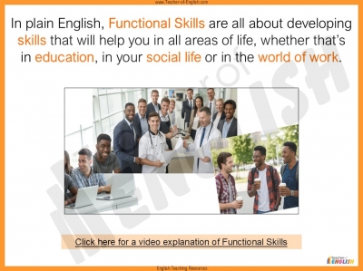 Functional Skills English - Level 1 teaching resources unit of work