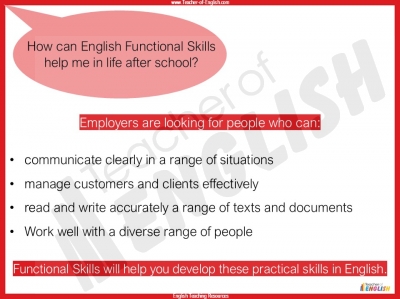 Functional Skills English - Level 2 teaching resources unit of work