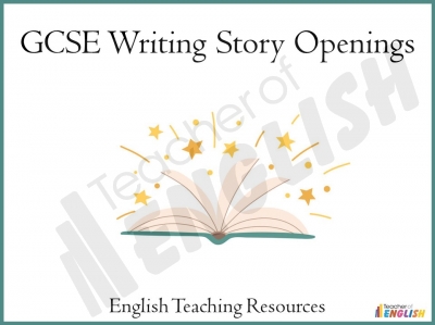 GCSE Writing Story Openings teaching resources lessons