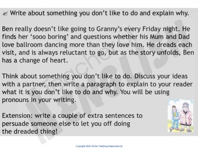 Gangsta Granny by David Walliams teaching resources unit of work