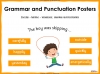 Grammar and Punctuation Posters teaching resources lessons