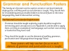 Grammar and Punctuation Posters teaching resources lessons